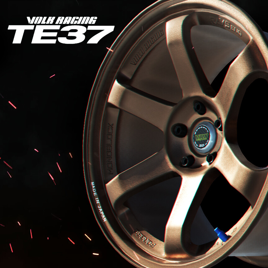ArtStation - RAYS Volk Racing TE37 & TE37SL