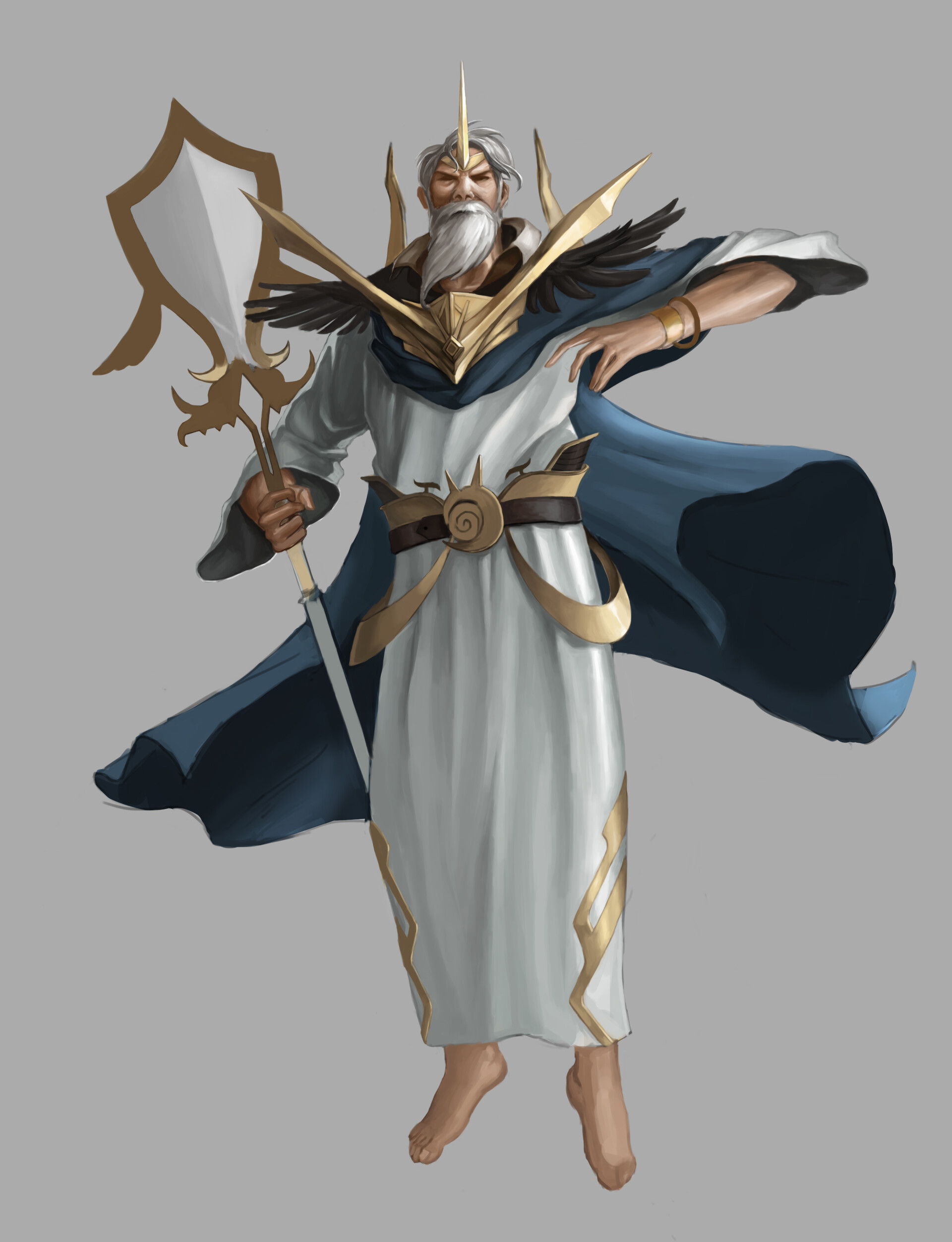 ArtStation - The White Wizard (doodle)