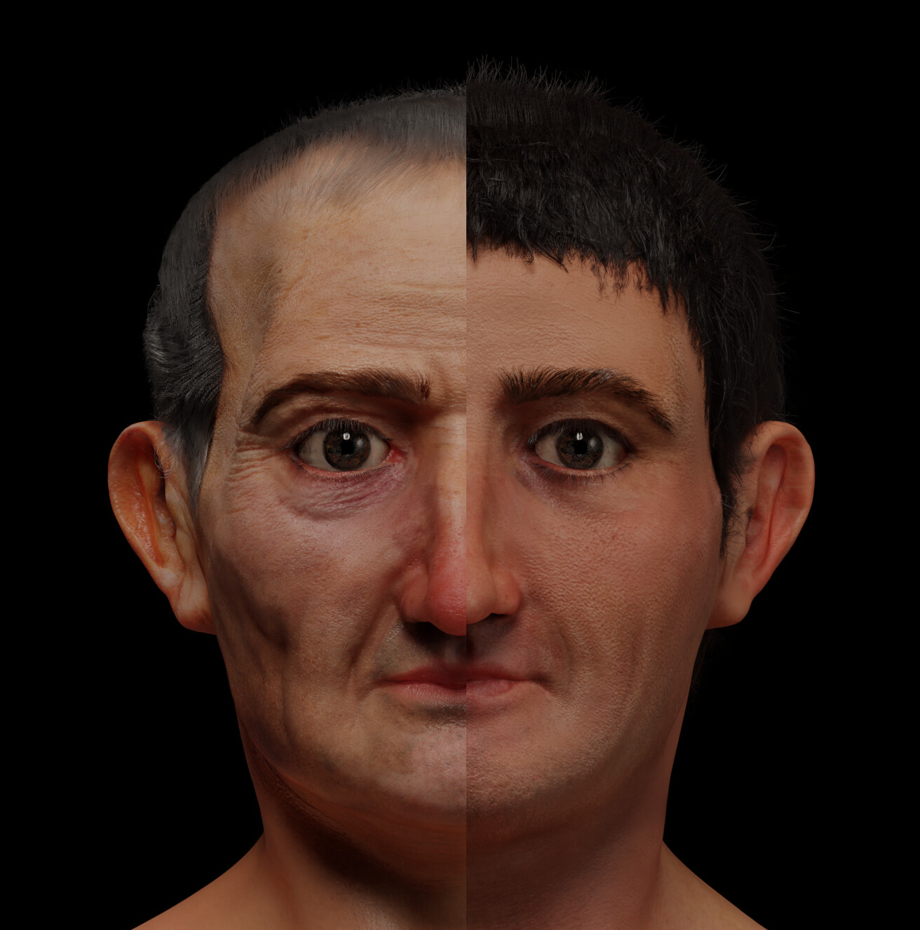 ArtStation - Emperor Tiberius Young and old