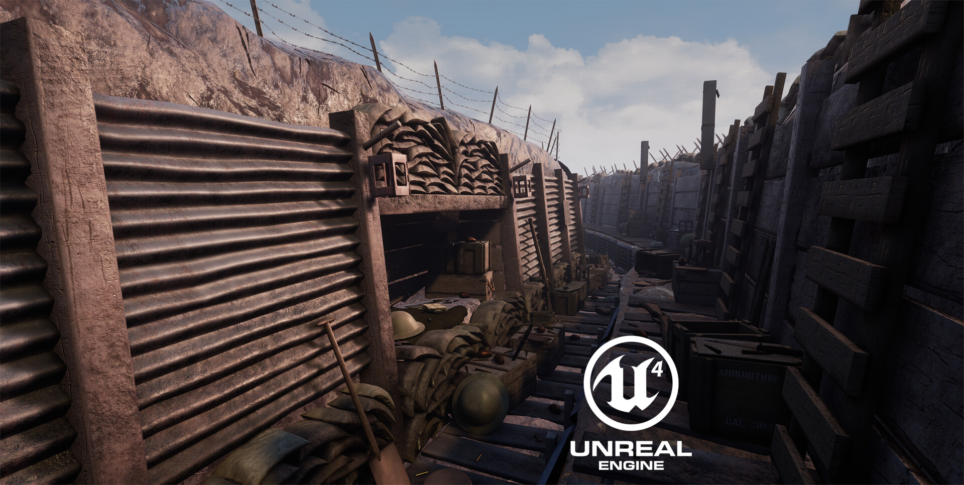 ArtStation - WW1 Trench