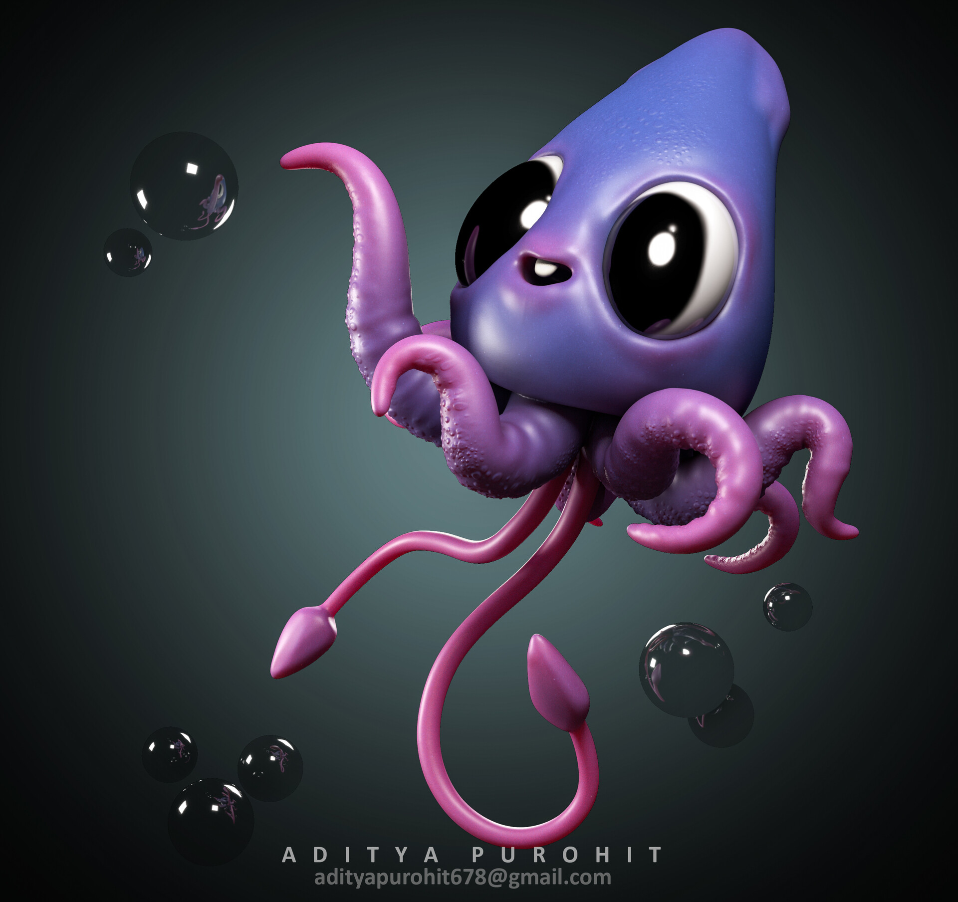 ArtStation - Little Squid