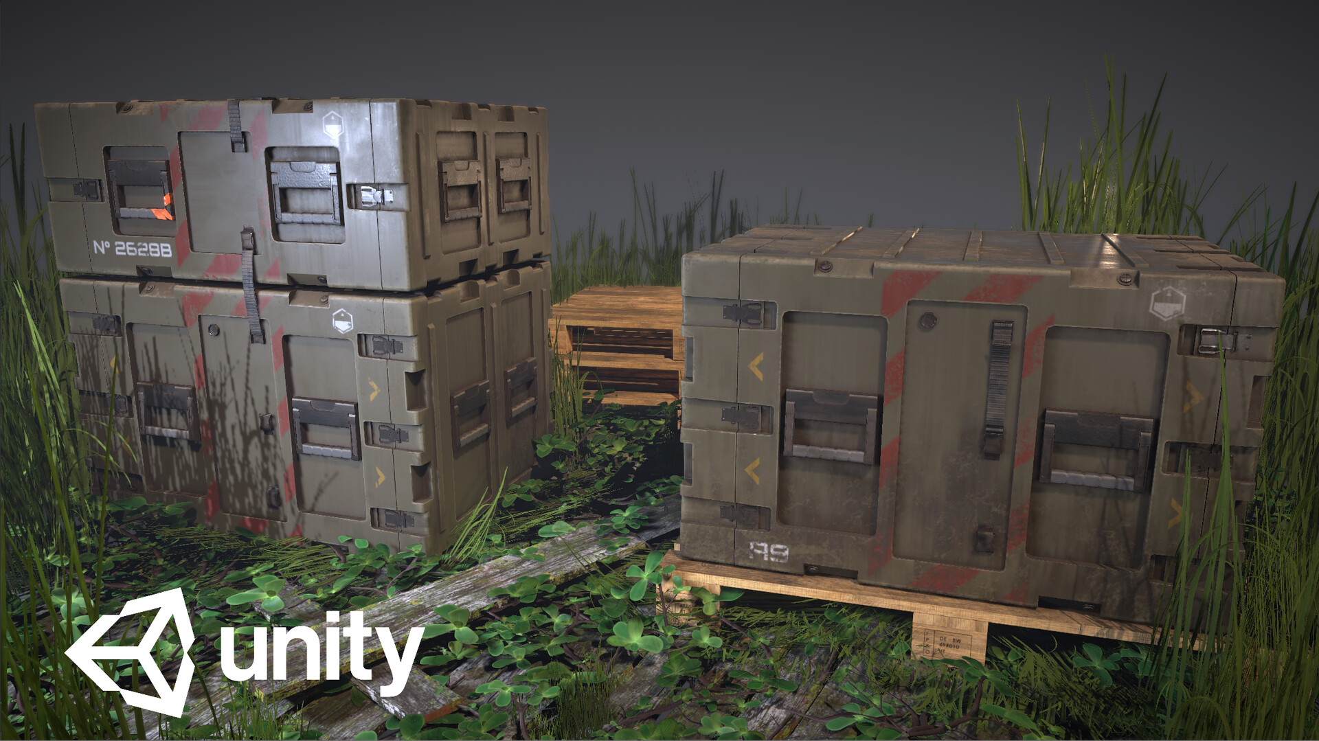 ArtStation - Mansion-Loot cases (Gun, ammo, grenade, ...)