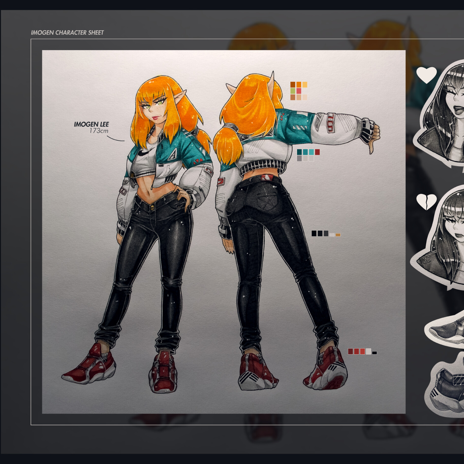 ArtStation - IMOGEN: CHARACTER SHEET