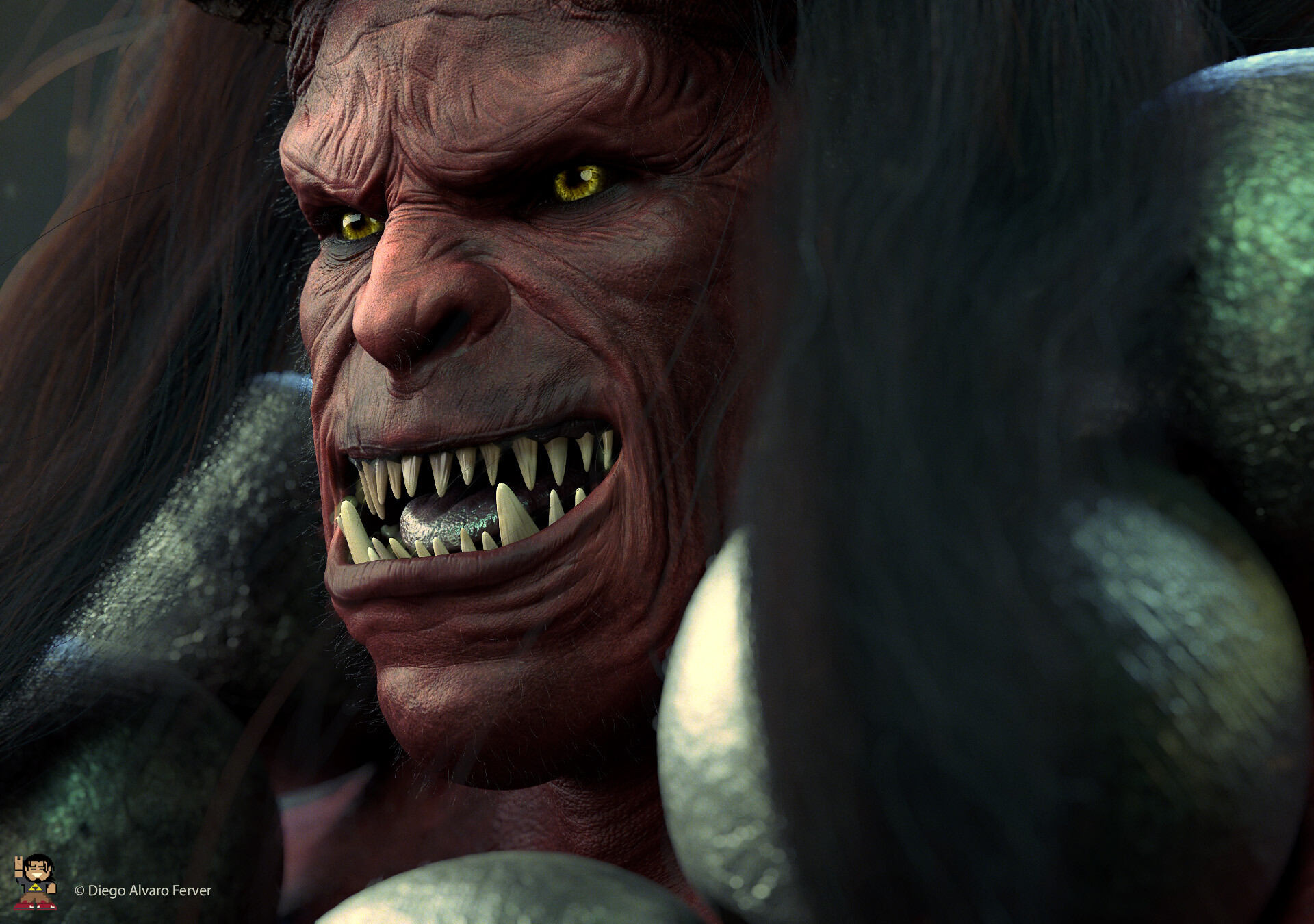 ArtStation - Feudal Japan: The Shogunate | Oni Demon