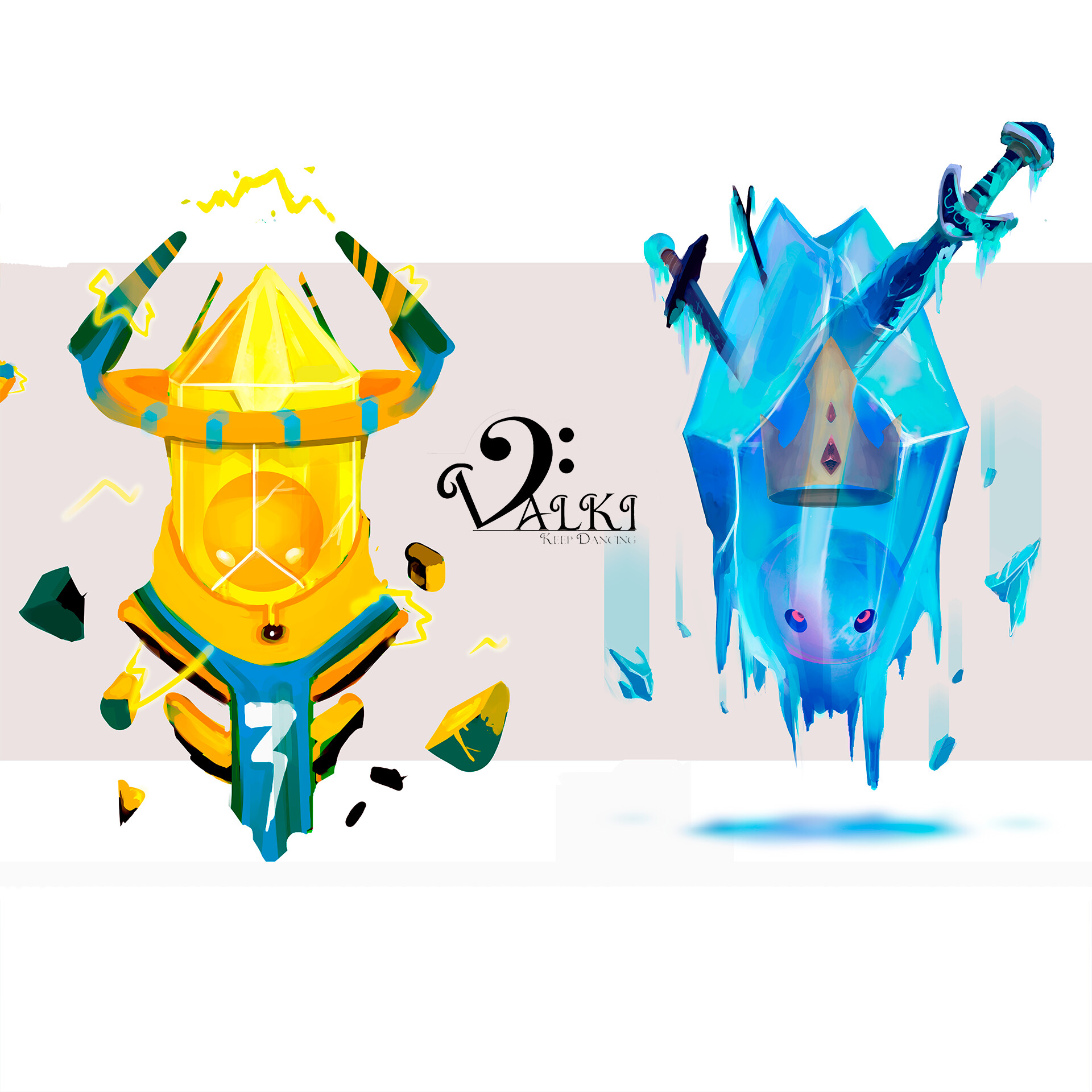 ArtStation - Enemies "Valki Keep Dancing"