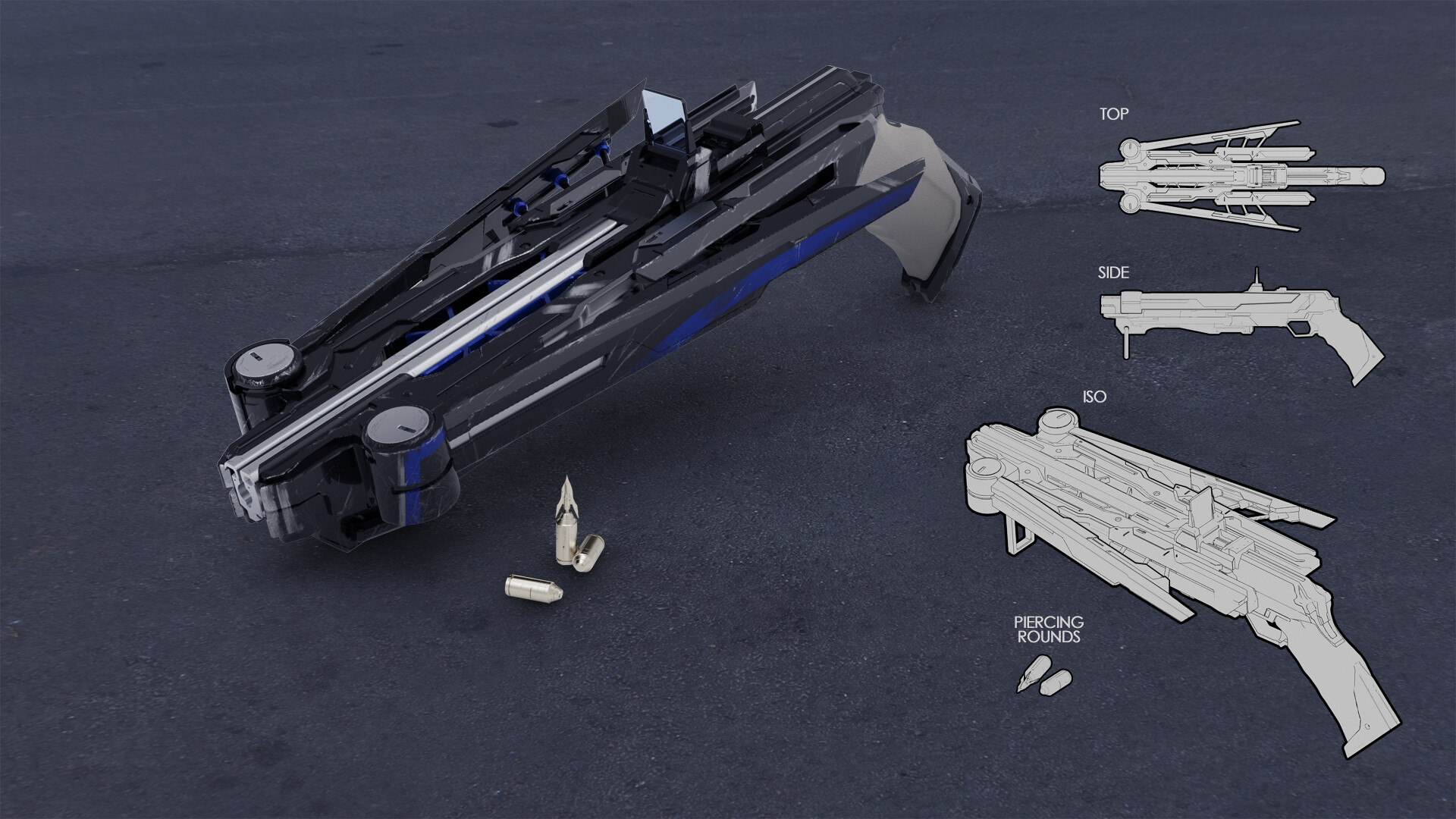 ArtStation - Futuristic Crossbow