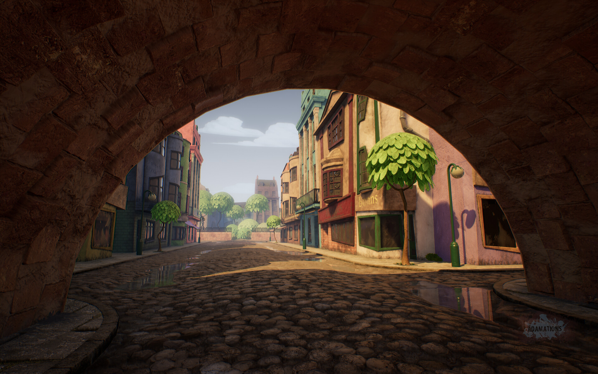 ArtStation - Stylised Street