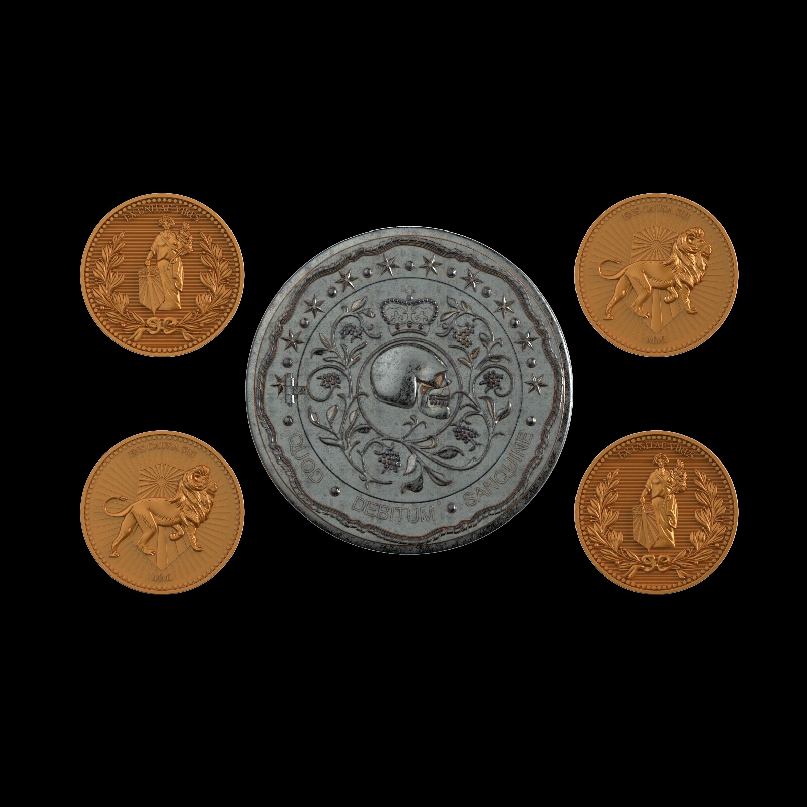 ArtStation - Replica 'JOHN WICK 2 - BLOOD OATH MARKER & 4 CONTINENTAL ...