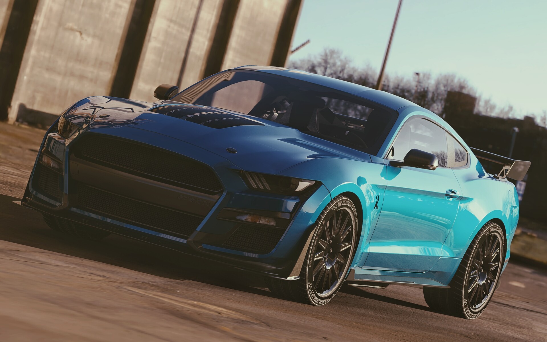 ArtStation - 2020 Shelby GT500 render