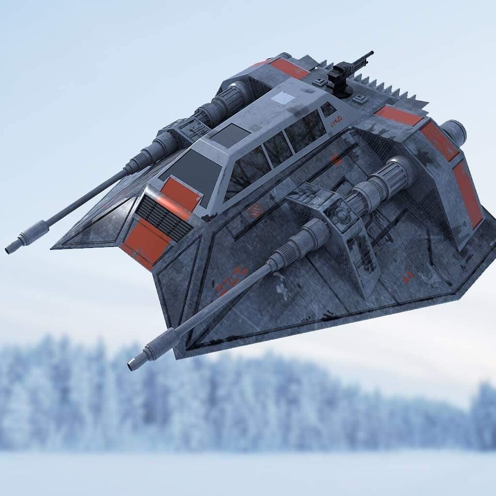 ArtStation - Star Wars Snowspeeder