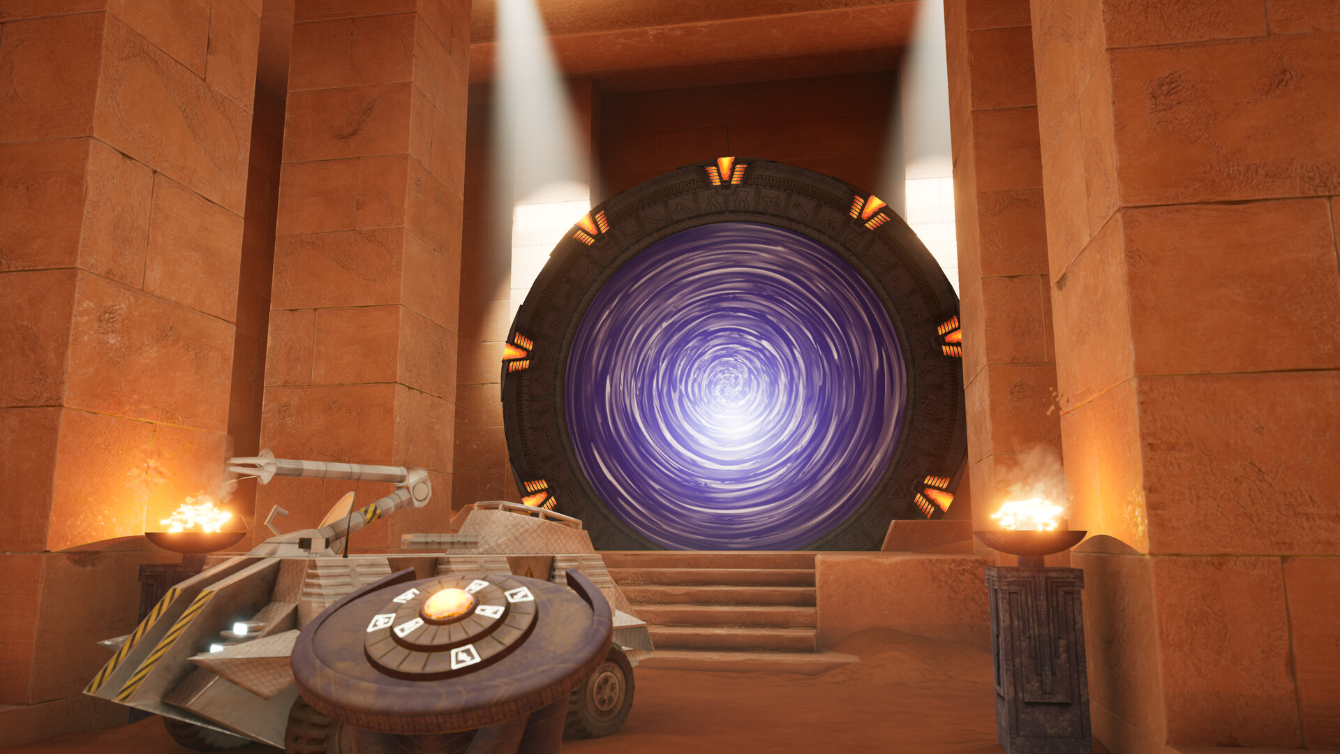 The Art of Echu - Stargate Worlds - Abydos Temple Gate Room
