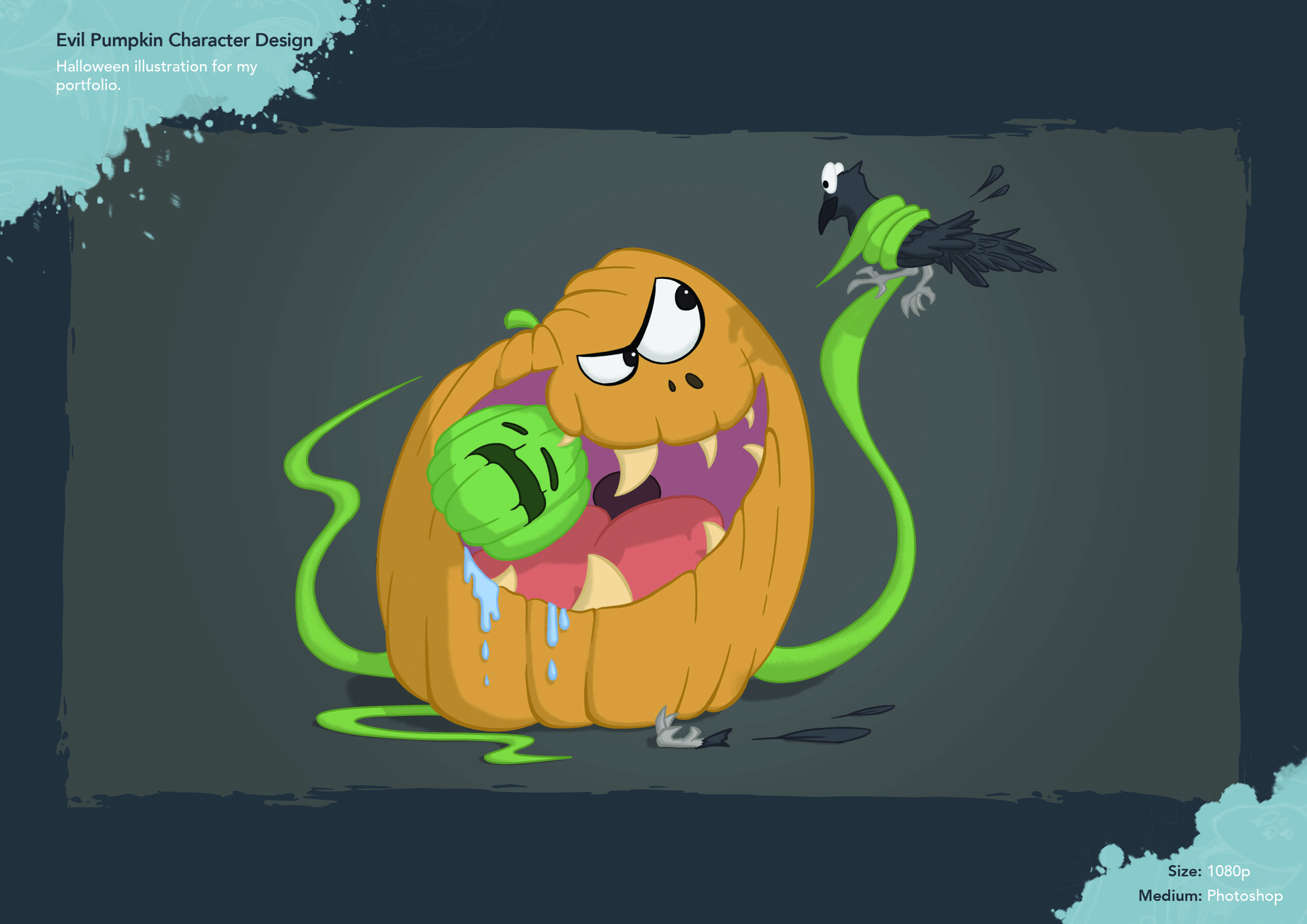 ArtStation - Evil Pumpkin Character Design