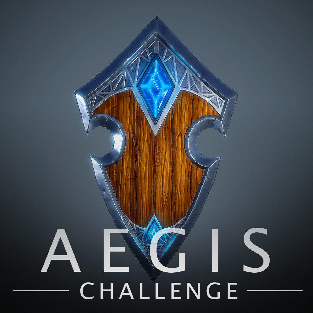 ArtStation - Fantasy Shield || Aegis Challenge