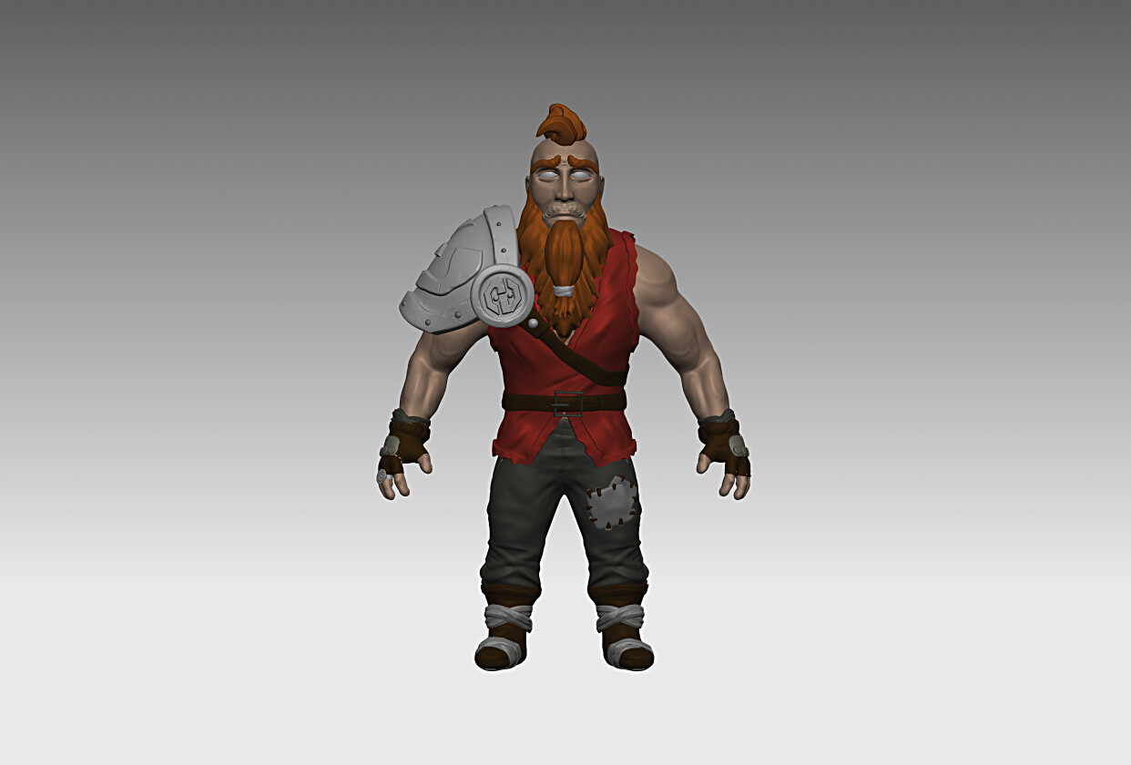 ArtStation - Dwarf Character Model