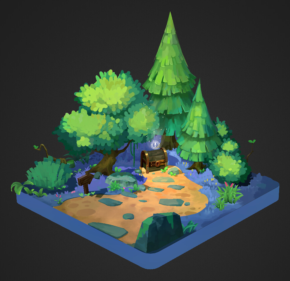 ArtStation - Forest Diorama