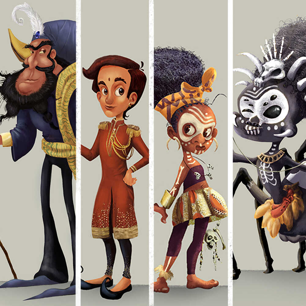 ArtStation - The Prince and the Spider - Characters