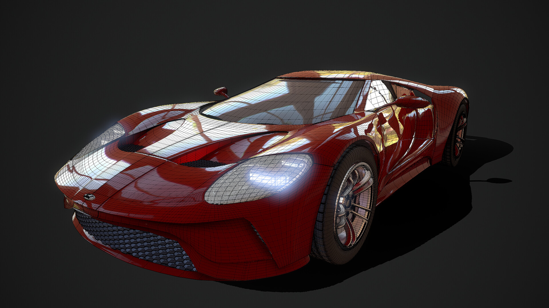 ArtStation - Ford GT High Poly