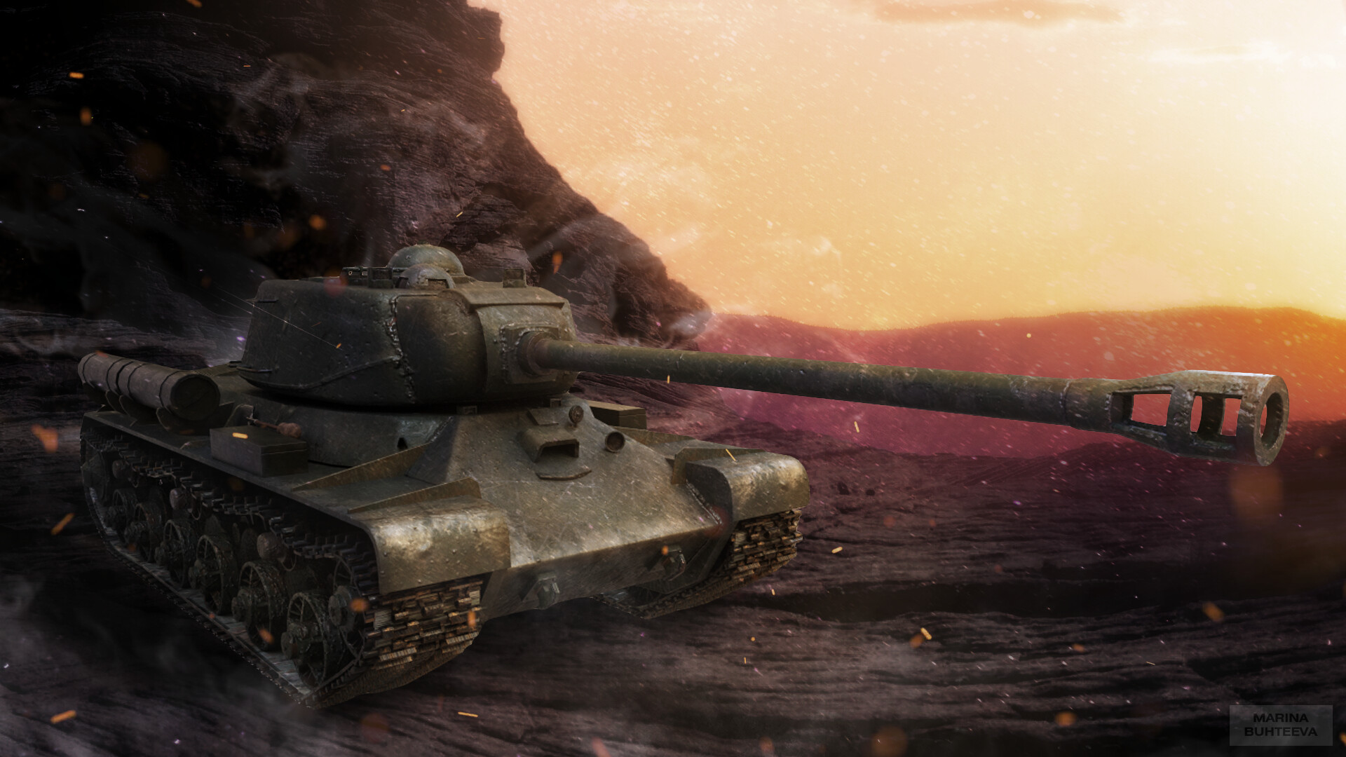 ArtStation - IS-2 Tank Model