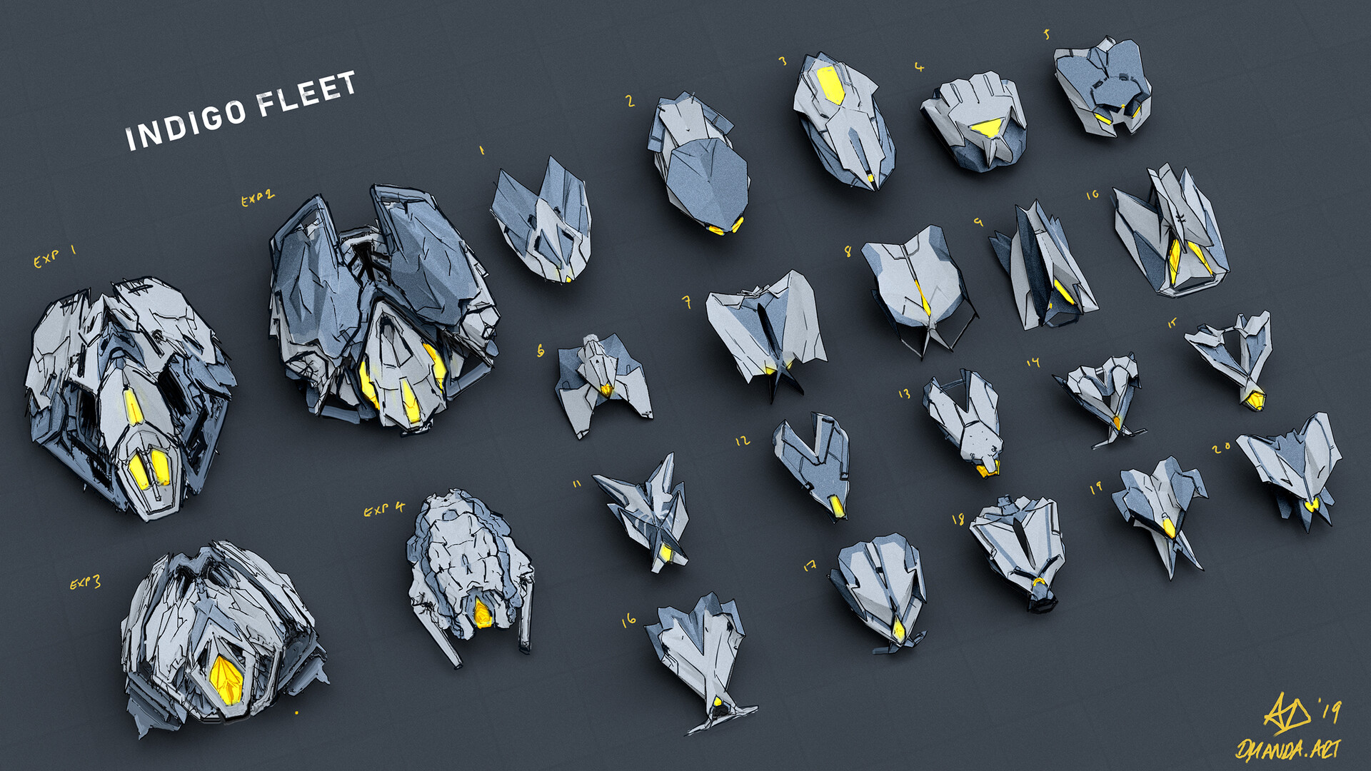 ArtStation - INDIGO FLEET