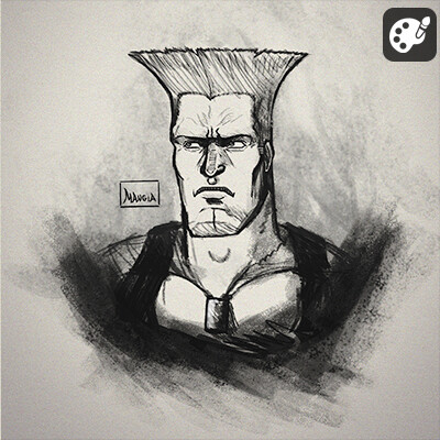 ArtStation - Guile + Polnareff Portrait