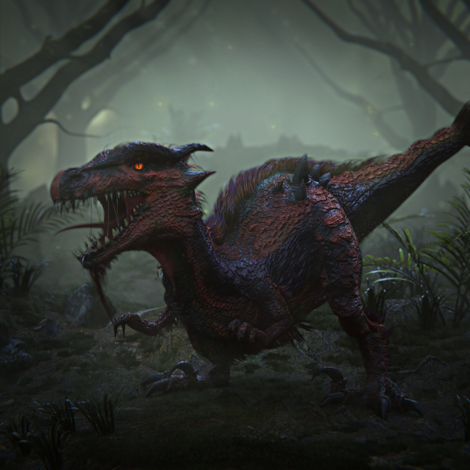 ArtStation - Hybrid Velociraptor