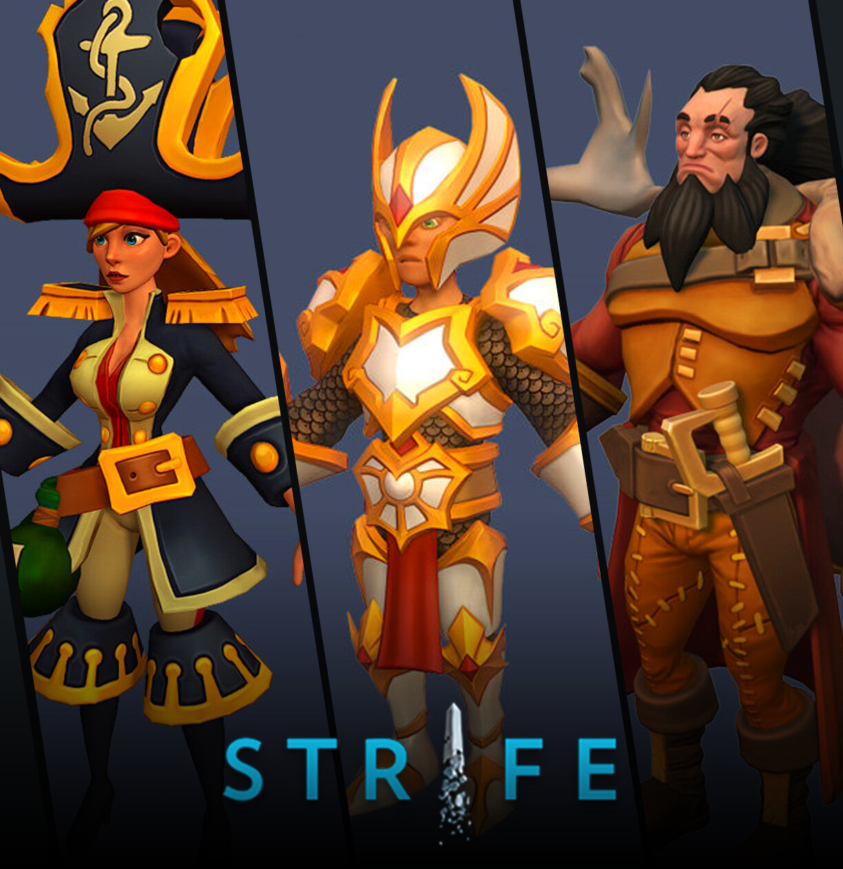 ArtStation - Strife (MOBA) - Heroes pt.4