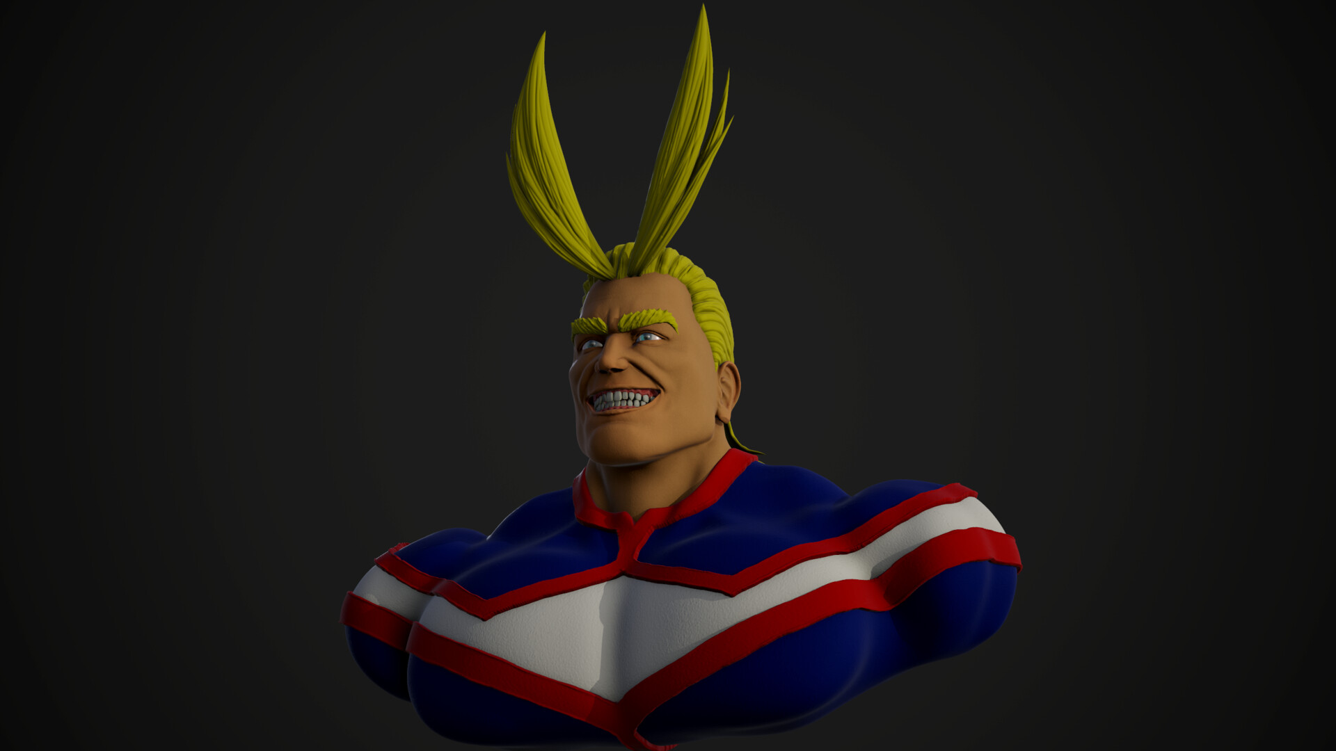 ArtStation - All Might Bust