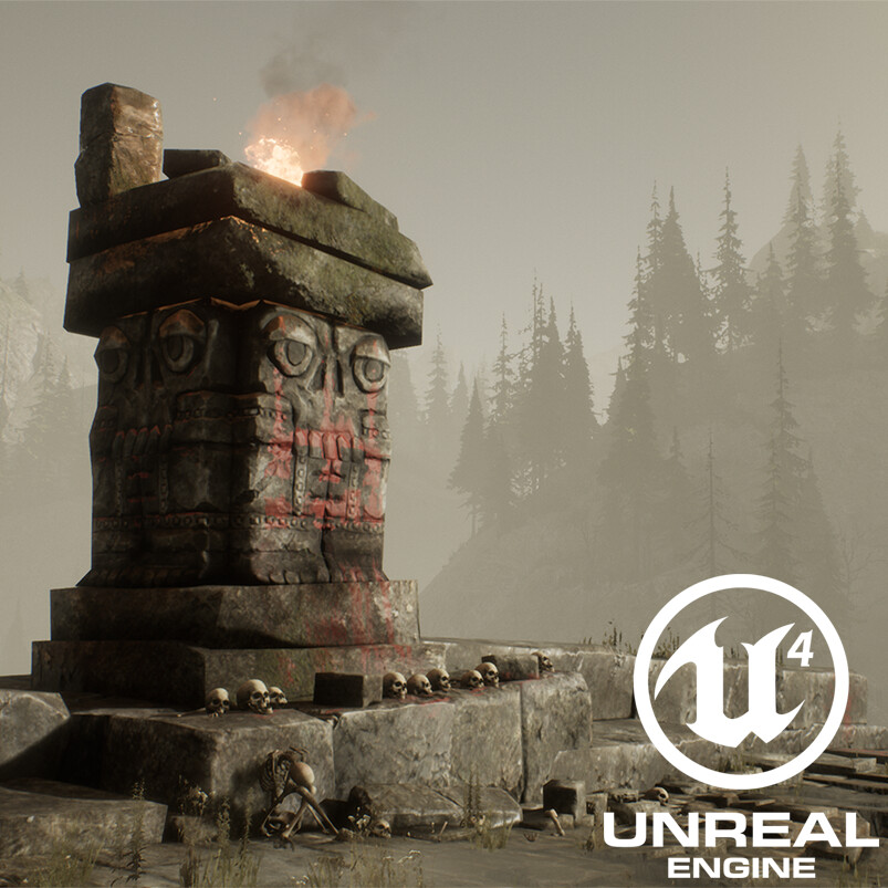 ArtStation - Unreal Level Art Stylized Day