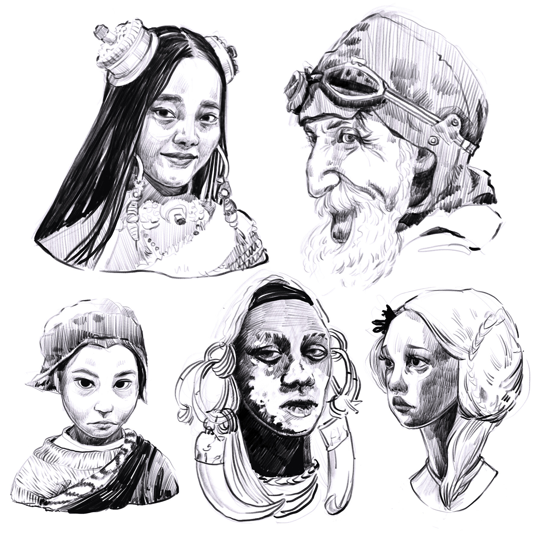 ArtStation - 100Heads Challenge (Complete)