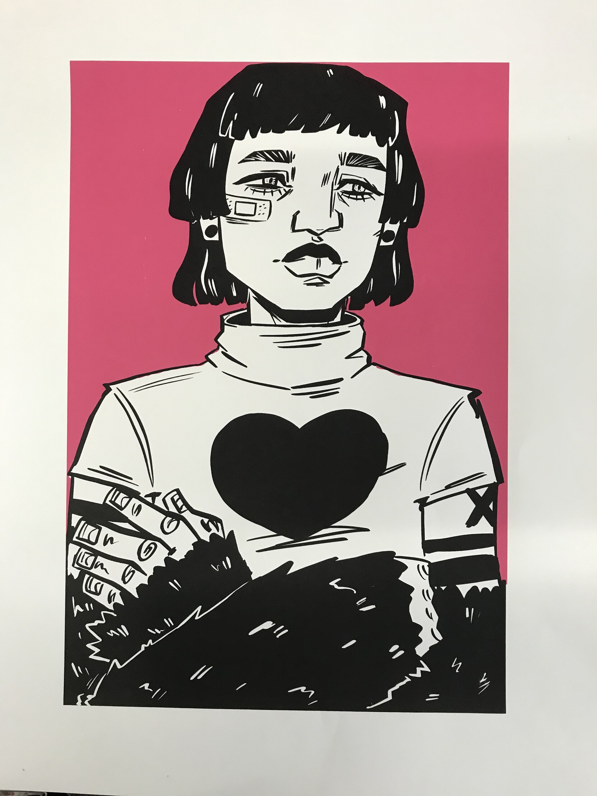 Daisy May Taylor - Character design screen prints