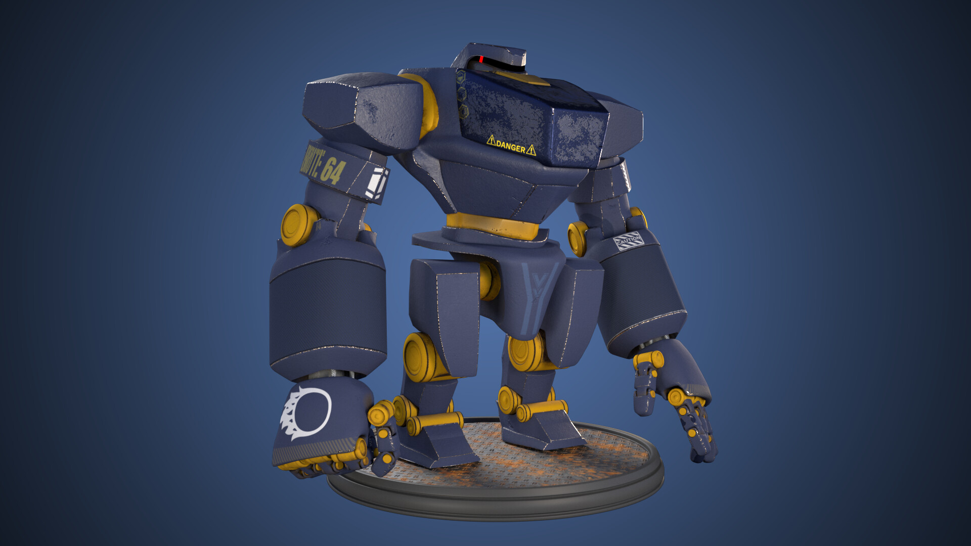 ArtStation - Brute 64 Mech