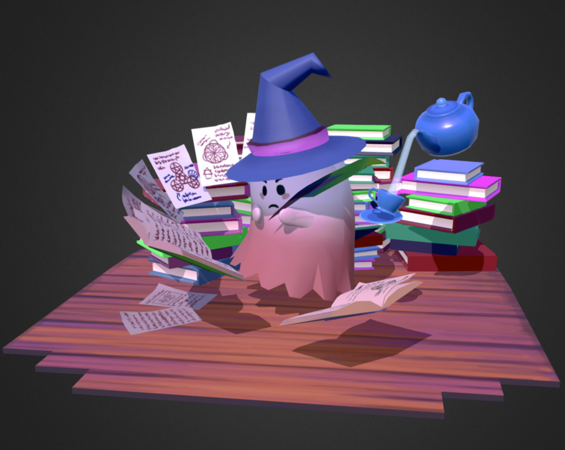 ArtStation - Wise Little Ghost, Zahraa Al Zubaydi