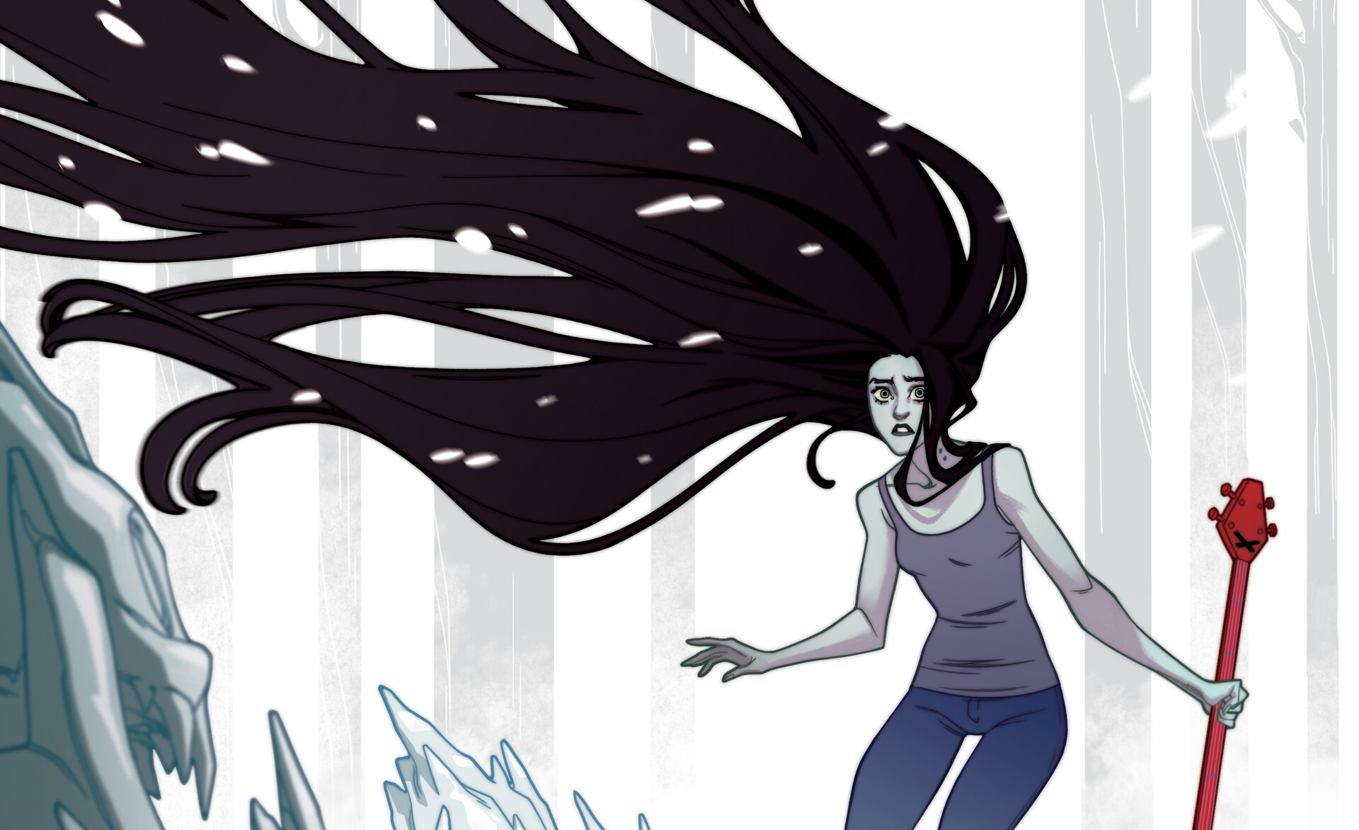 ArtStation - Variant cover of ADVENTURE TIME™: MARCY & SIMON #4