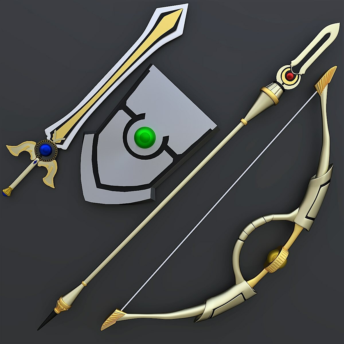 ArtStation - Legendary weapons