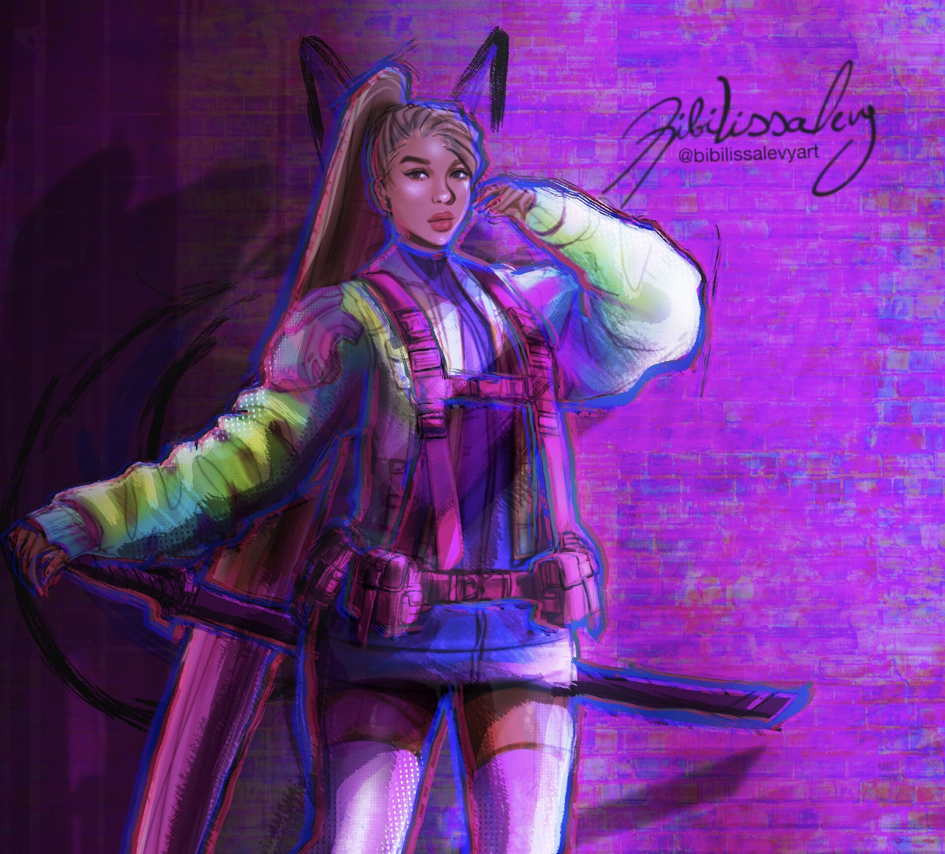 ArtStation - Neon Character Design