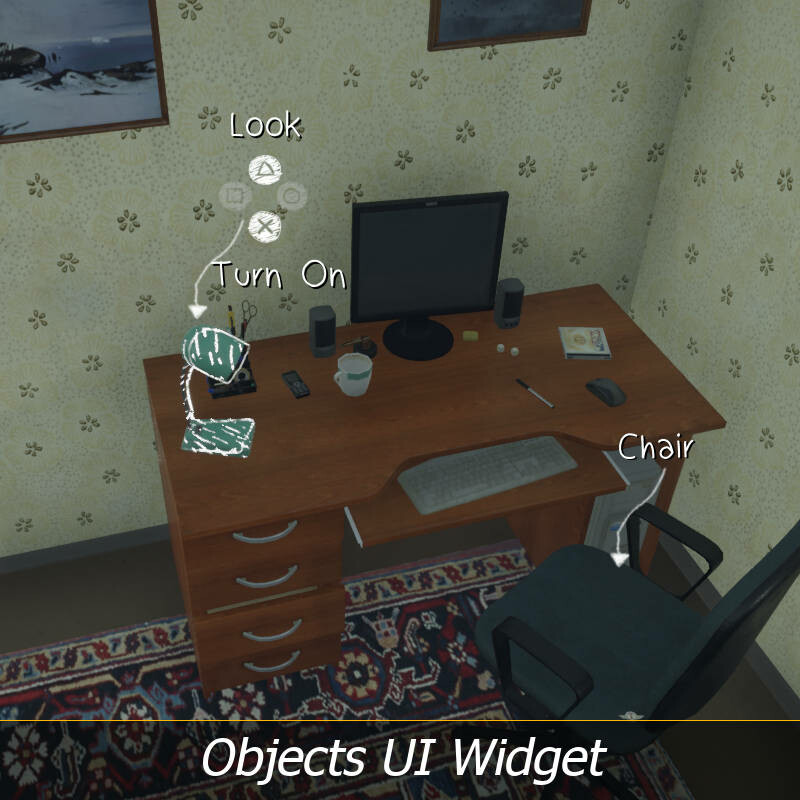ArtStation - [UE4] Objects UI Widget