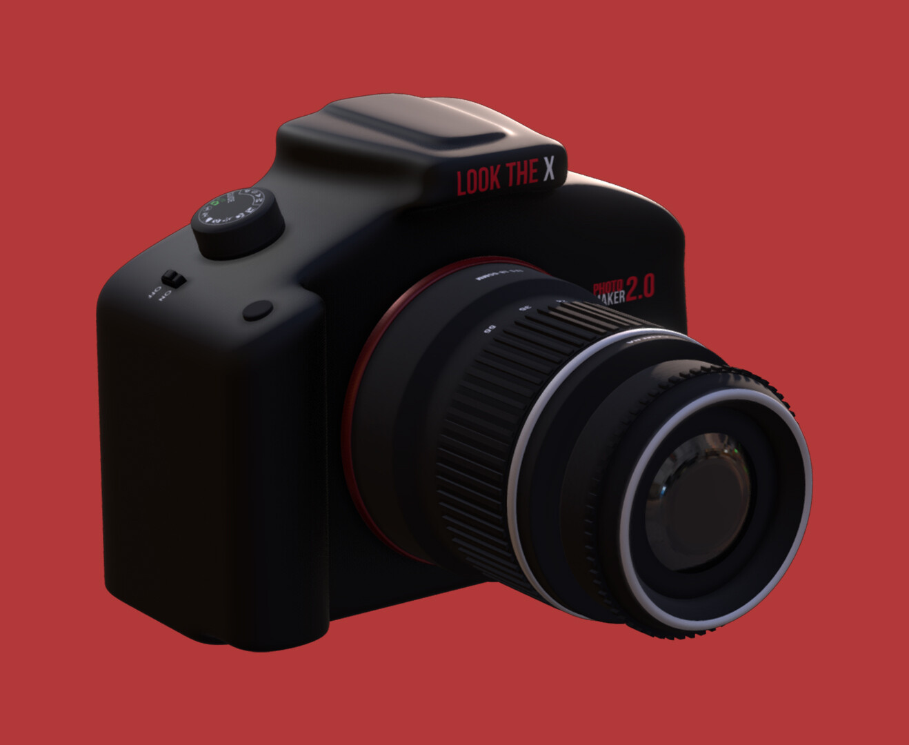ArtStation - Custom DSLR Camera