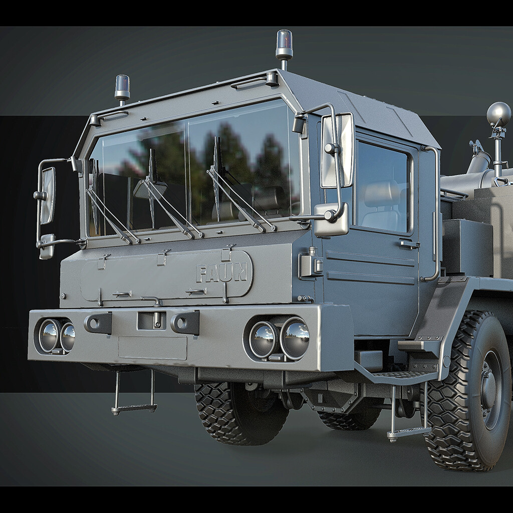 ArtStation - Faun SLT-56 Franziska High Poly Model