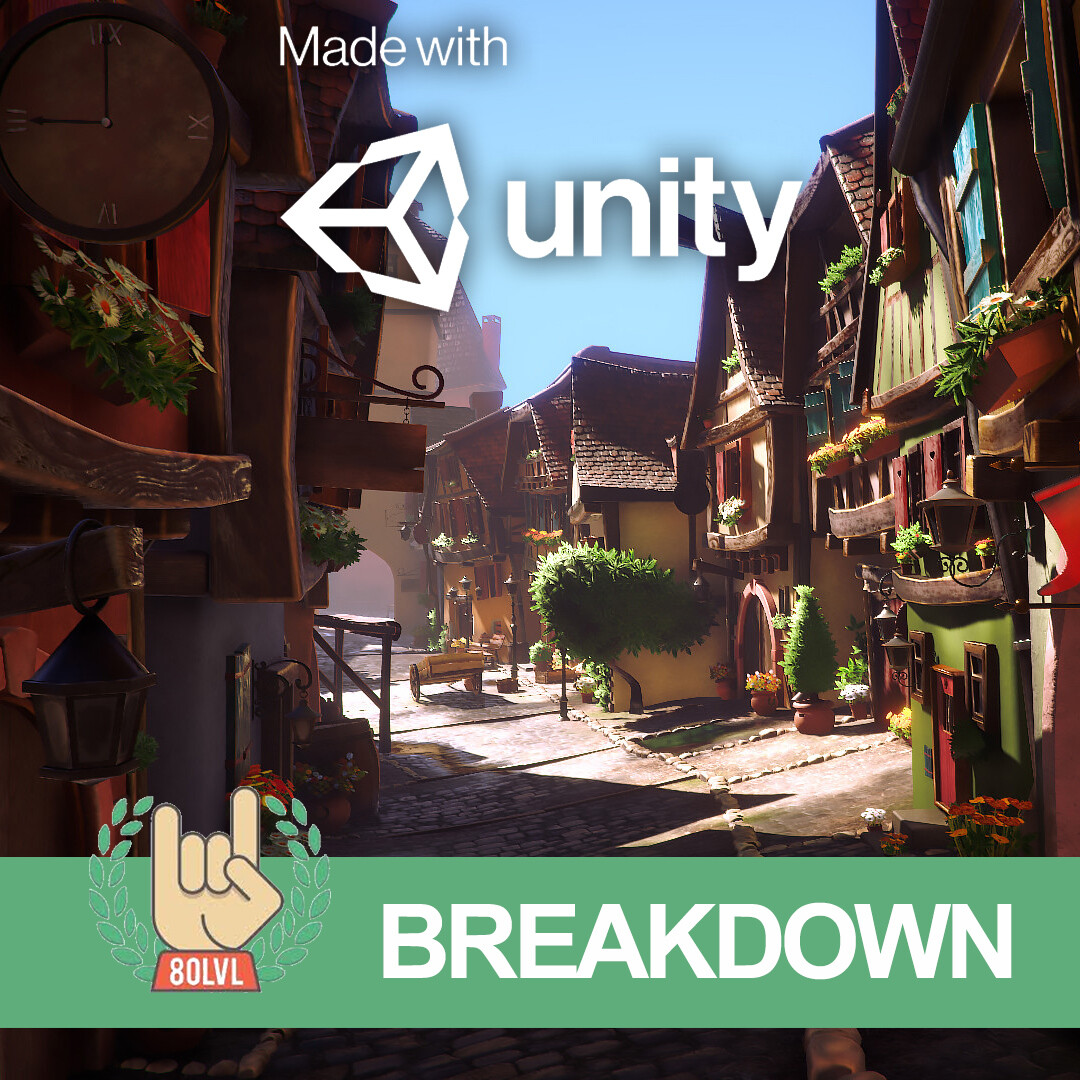 ArtStation - Cartoon Game Unity Village Environment - Creation