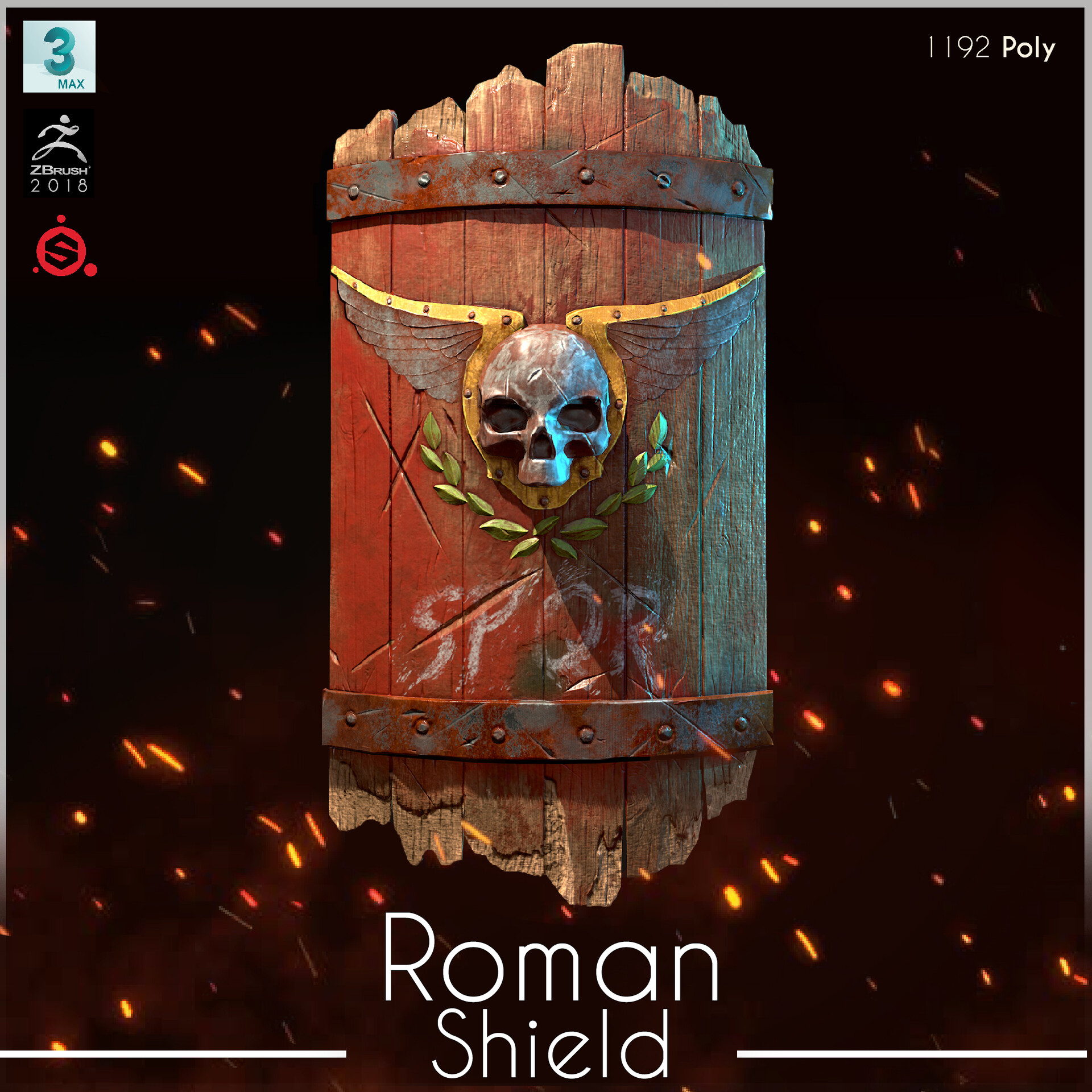 ArtStation - Roman Shield