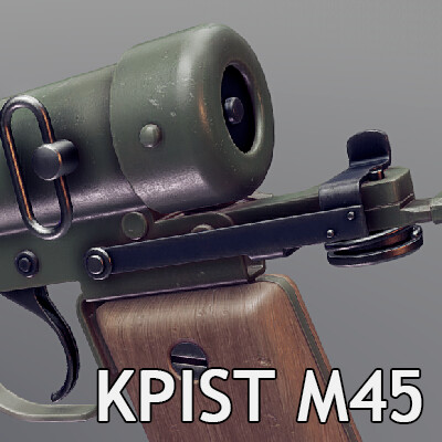 ArtStation - Kpist M45 (Carl Gustav M45 / Swedish K)