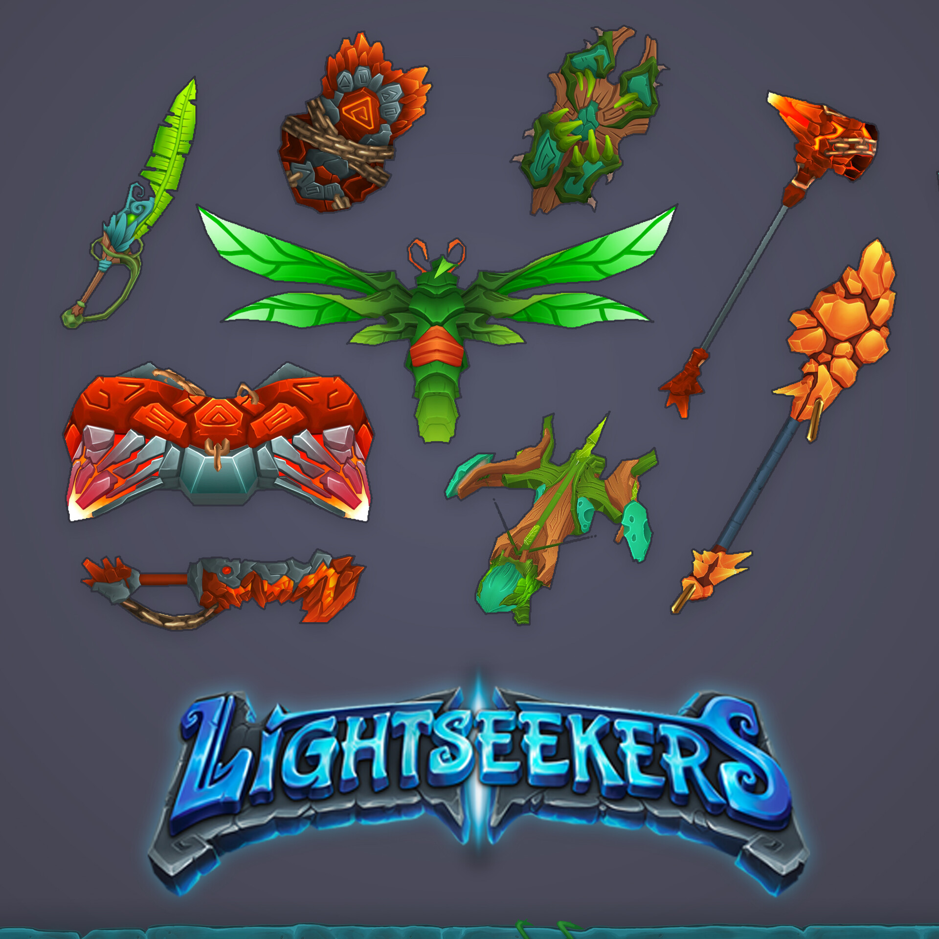 ArtStation - LightSeekers Weapons.