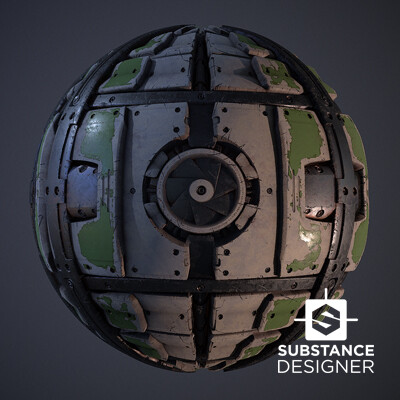 ArtStation - Sector 7 Powerplant - Material Study