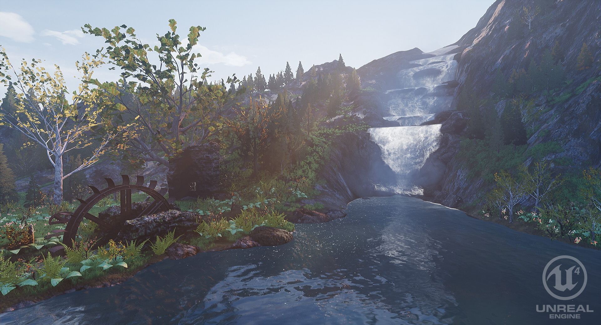 ArtStation - Dragon Falls - Nature Diorama