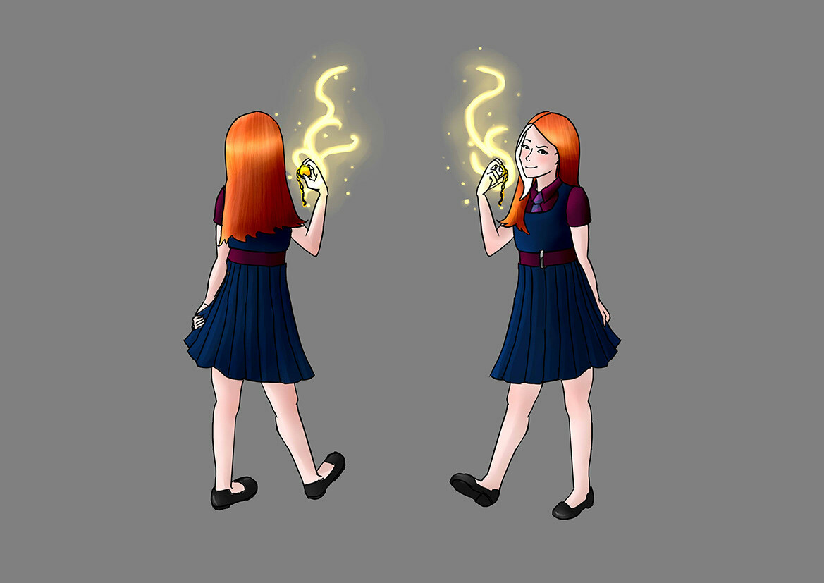 ArtStation - Time Traveling Girl Character Design