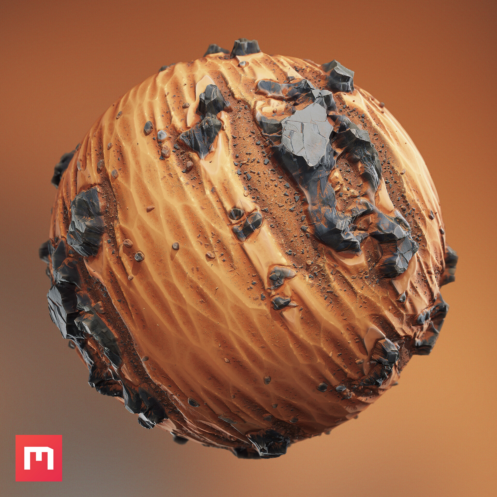 ArtStation - Procedural Desert Rocks - Quixel Mixer