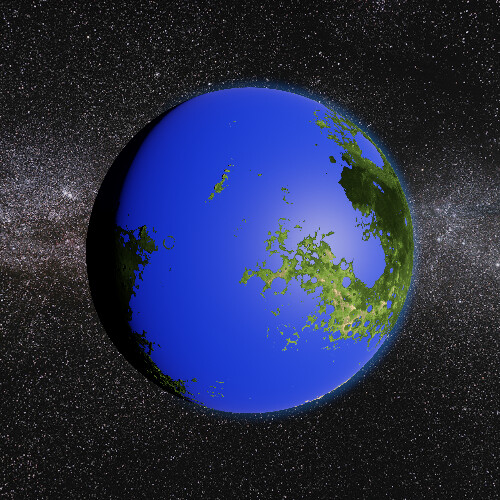 ArtStation - Terraformed Moon