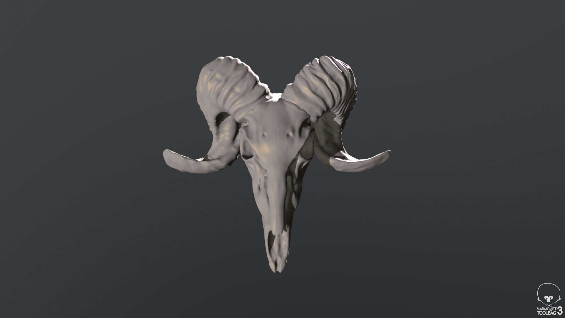 ArtStation - Ram Skull | wip