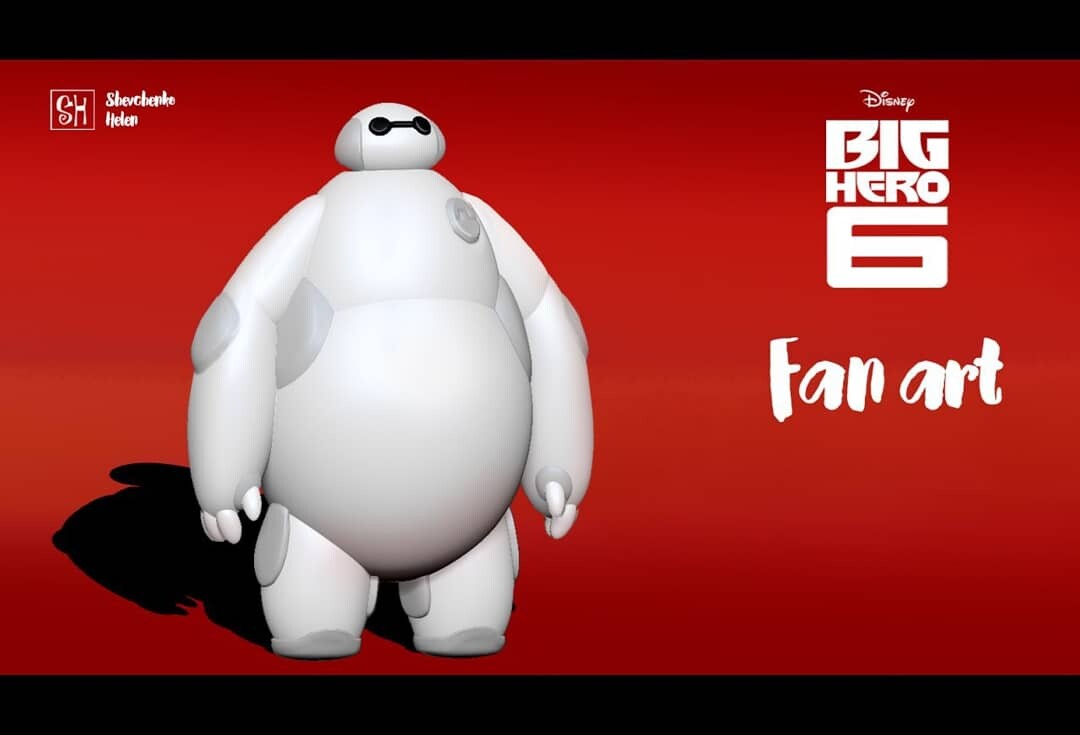 ArtStation - 3D model. Baymax