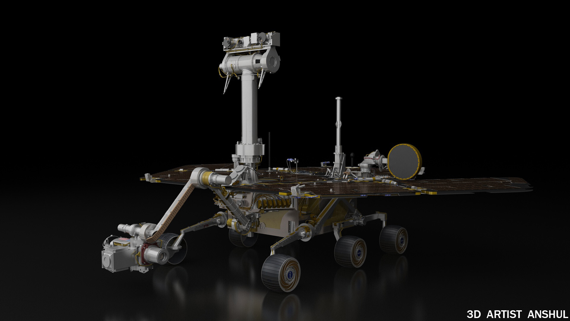 ArtStation - Mars Rover